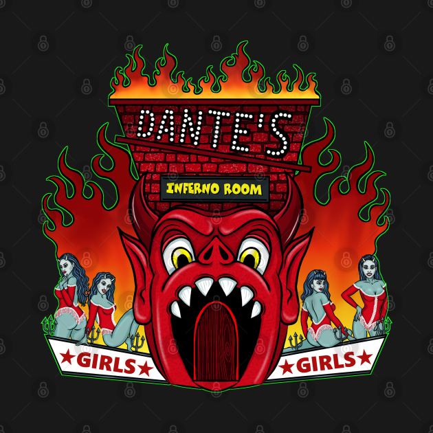 Dante's Inferno Room - Dantes Inferno Room - T-Shirt | TeePublic
