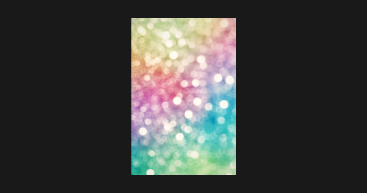 Rainbow Sparkles - Bokeh - T-Shirt | TeePublic