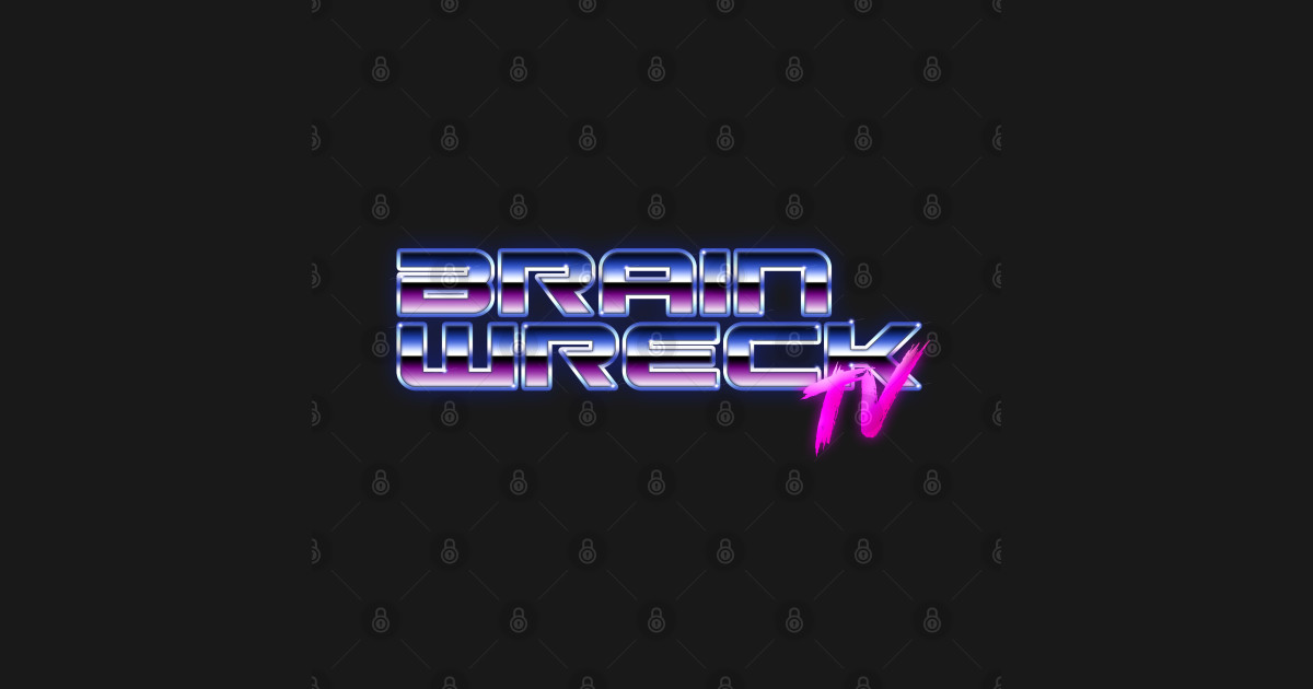 80s Retrowave Brain Wreck TV - 80s Retro - T-Shirt | TeePublic