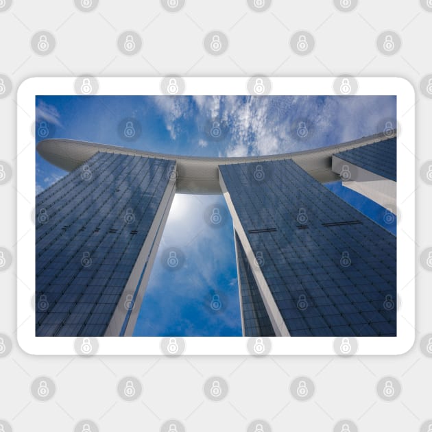 Looking Up - Singapore - Sticker | TeePublic