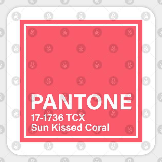 pantone 17-1736 TCX Sun Kissed Coral - Pantone 17 1736 Tcx Sun Kissed ...