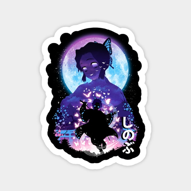 Shinobu Landscape - Demon Slayer Kimetsu No Yaiba - Magnet | TeePublic