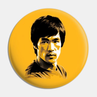 Bruce Lee Retro Tv Vintage Fan Art Pins and Buttons for Sale | TeePublic