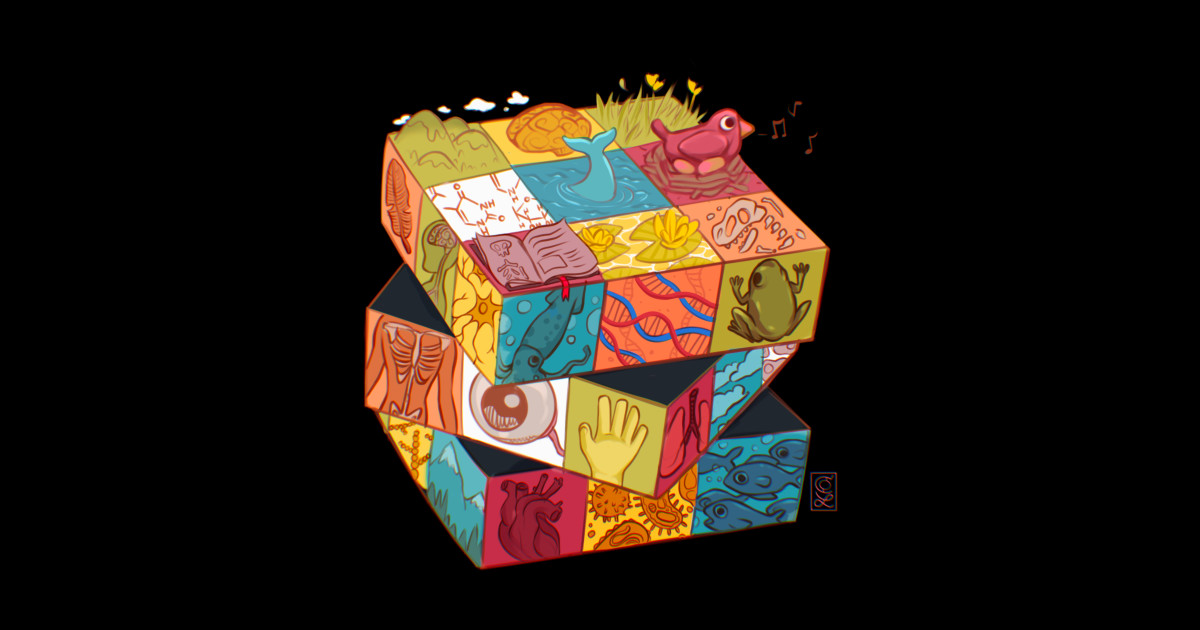 Biology Rubiks Cube - Biology - Sticker | TeePublic