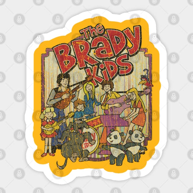 The Brady Kids 1972 - Saturday Morning Cartoons - Sticker | TeePublic