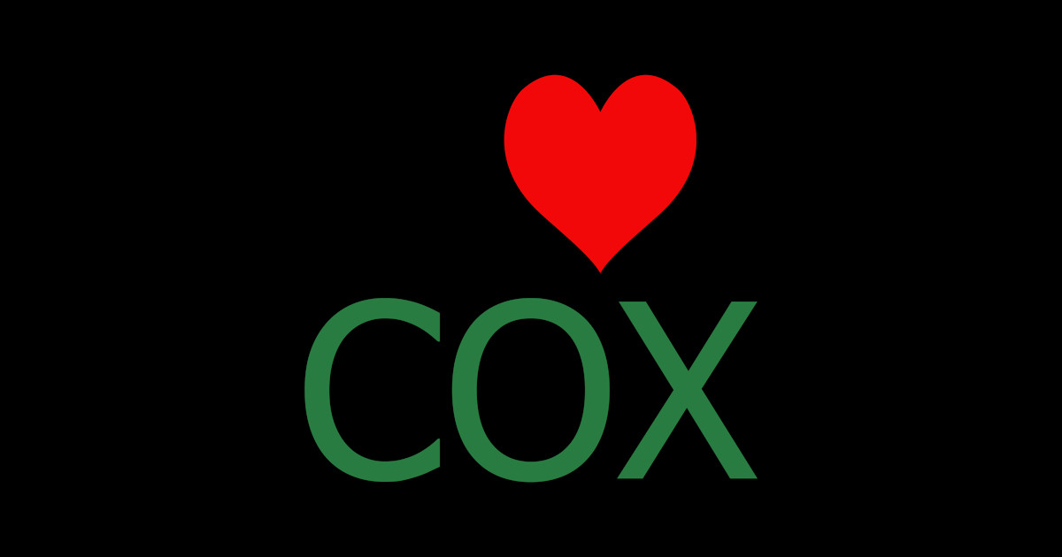 I Love Cox - I Love Cox - Sticker | TeePublic