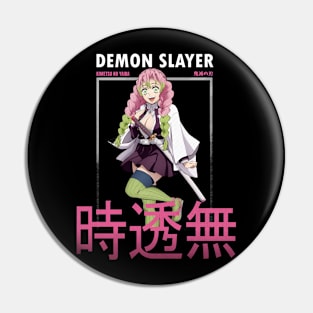 Demon Slayer Hashira Mitsuri Kanroji Pins and Buttons for Sale | TeePublic