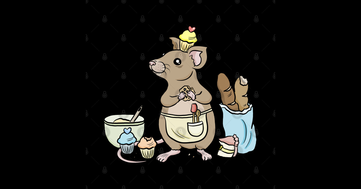 Home baker mouse - Baker - Sticker | TeePublic