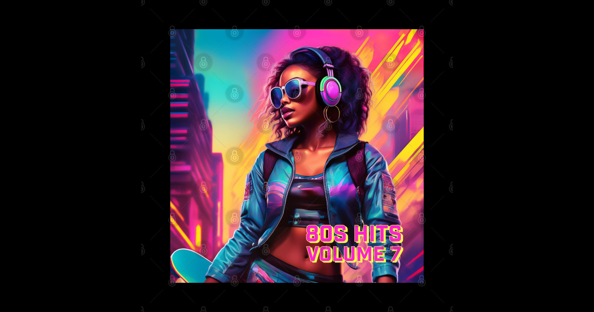 80s dance music label - 80s Music - Sticker | TeePublic