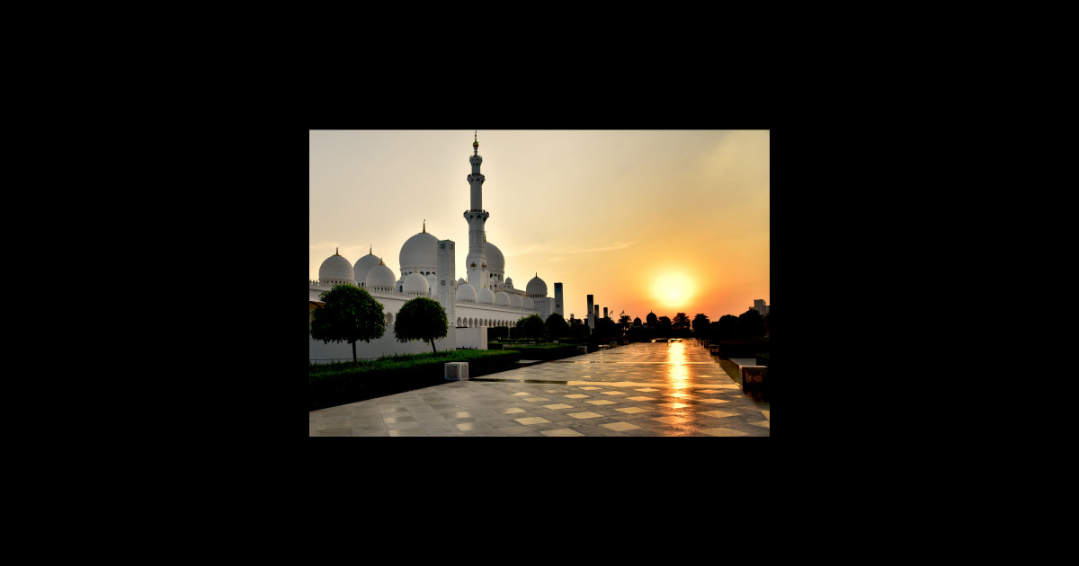 Sheikh Zayed Mosque - Sheikh Zayed Mosque - Sticker | TeePublic