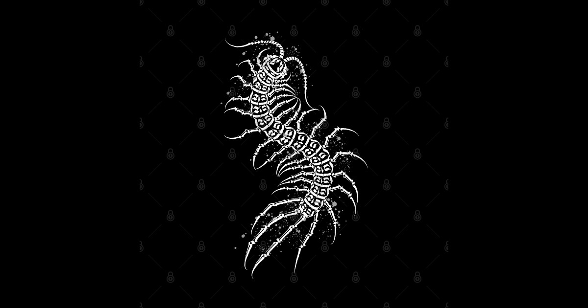 centipede calligraphy Design - Centipede Art - Posters and Art Prints ...