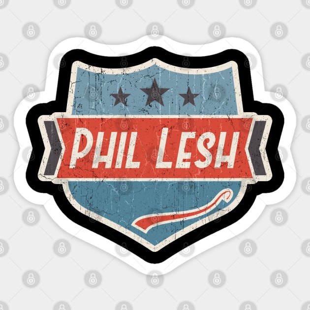 phil lesh vintage art - Phil Lesh - Sticker | TeePublic