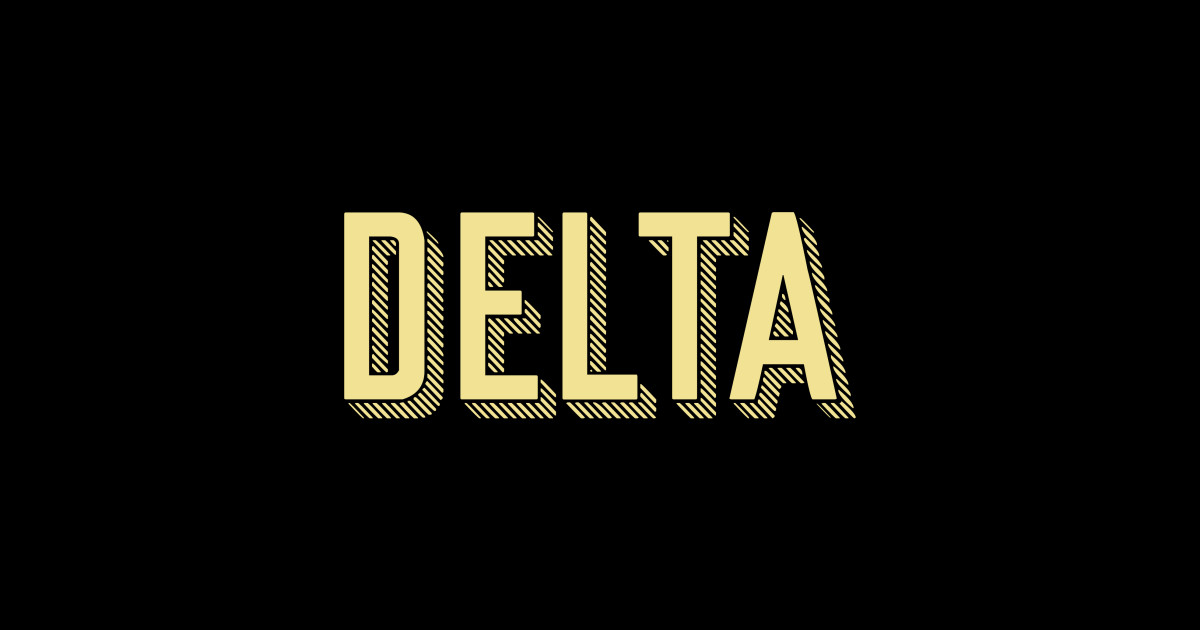 Yellow Delta Sunshine Letter - Panhel - Sticker | TeePublic