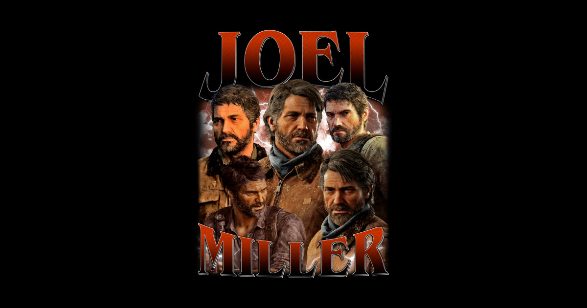 Joel Miller Bootleg Vintage Tshirt - Joel Miller - Sticker | TeePublic
