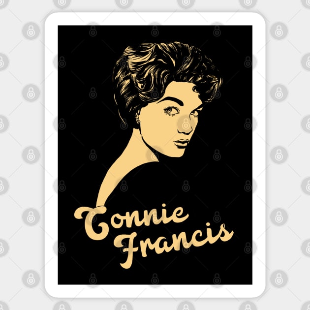 Connie Francis - Connie Francis - Sticker | TeePublic