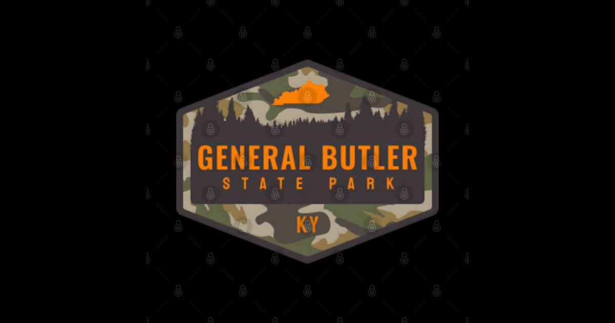 General Butler State Park Kentucky Camouflage Forest Badge - General ...