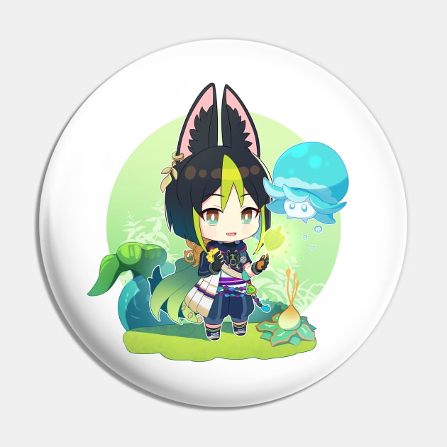 Tighnari Chibi - Tighnari - Pin | TeePublic