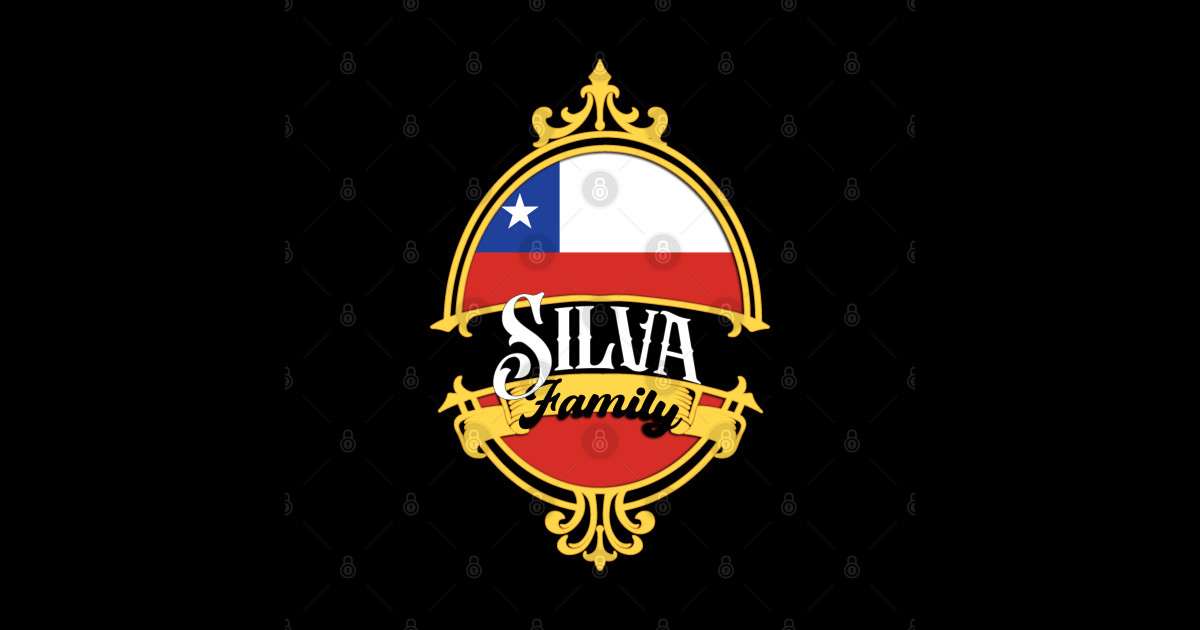 Silva Family - Chile Flag - Silva Last Name - Posters and Art Prints ...