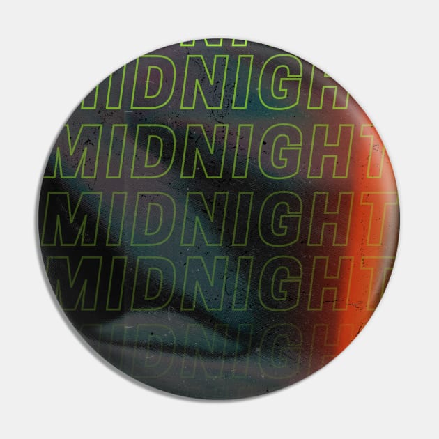 Midnight Aesthetic - Midnight - Pin | TeePublic