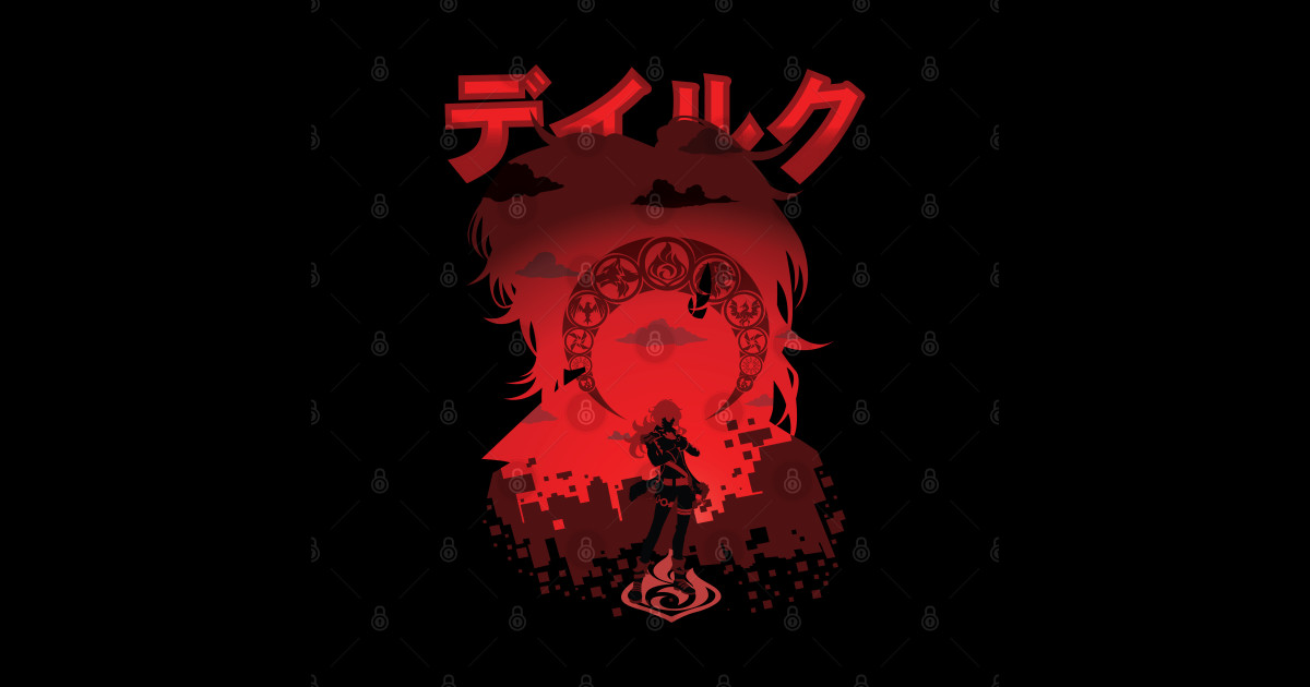 GENSHIN IMPACT DILUC - Genshin Impact - Sticker | TeePublic