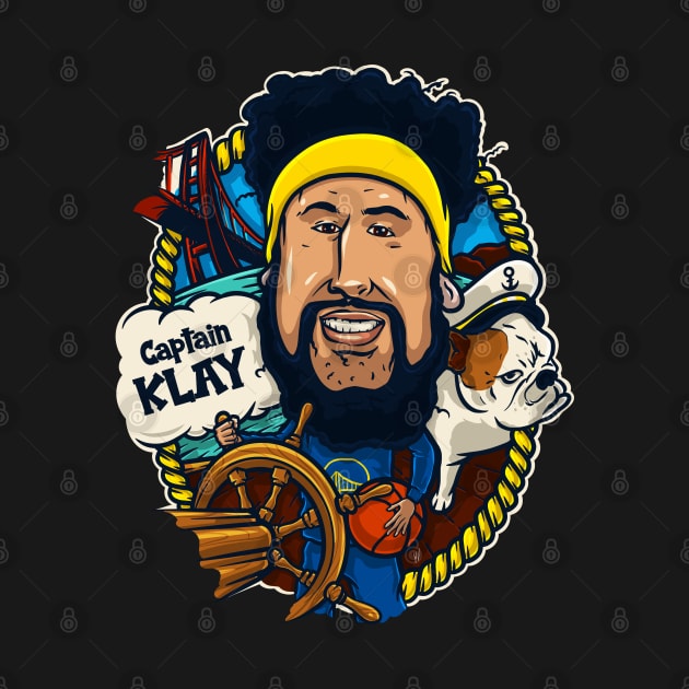 Captain Klay - Klay Thompson - T-Shirt | TeePublic