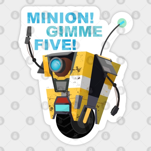 high five minion