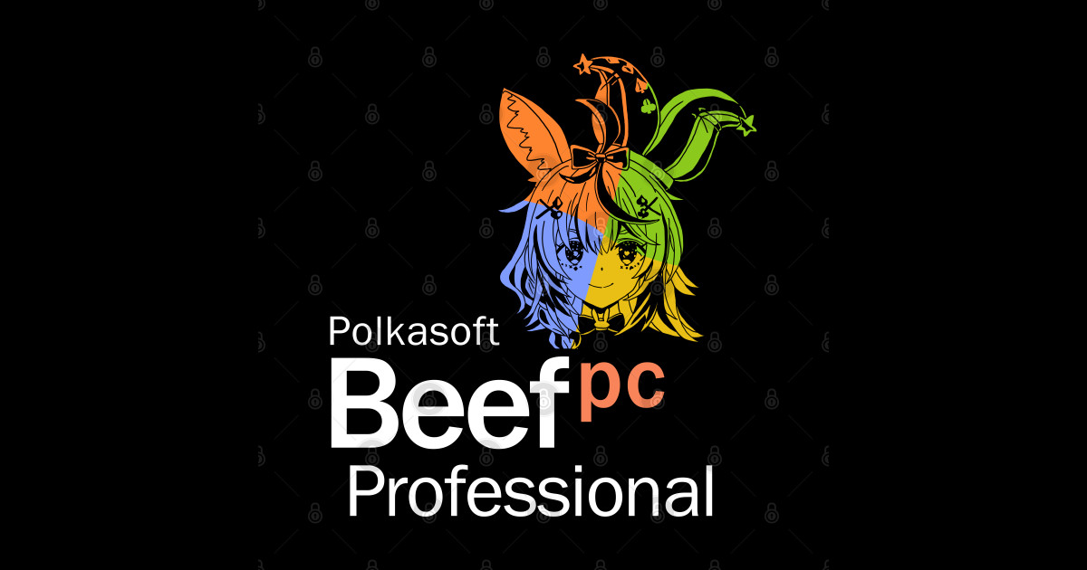 Beef PC Professional - Anime - Sticker | TeePublic