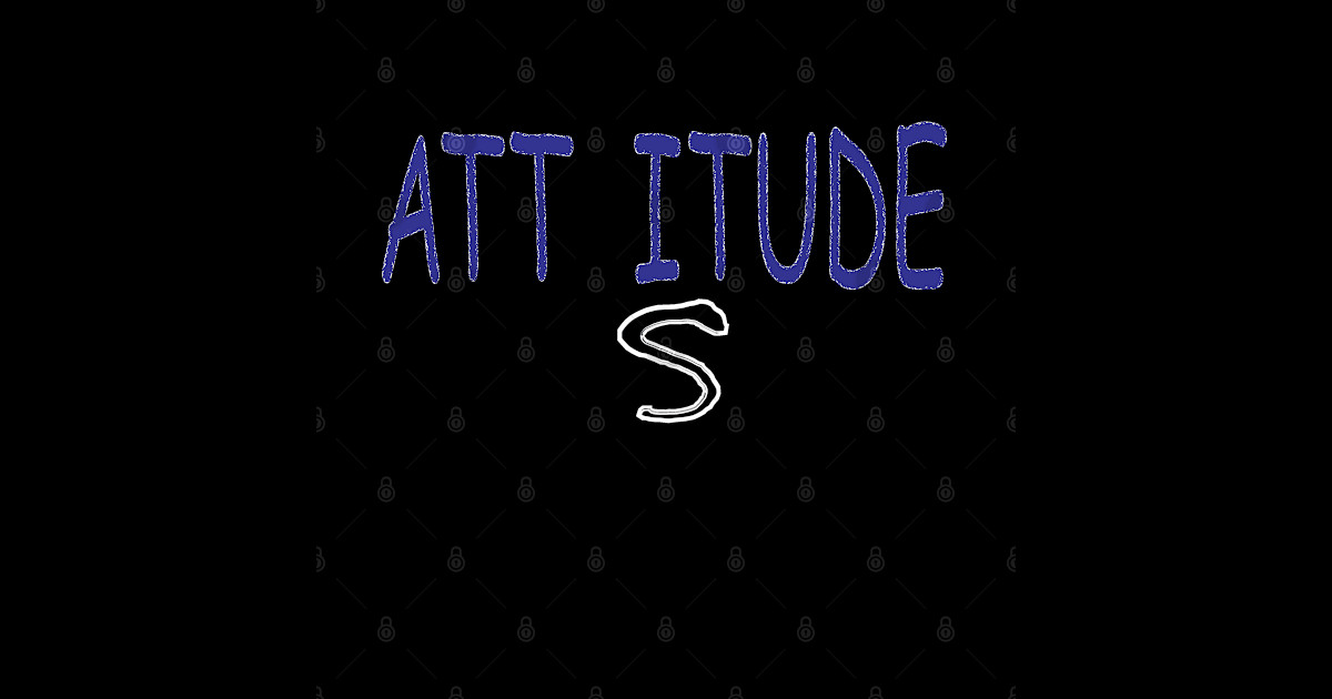 All about Attitudes|Design - Vital - Sticker | TeePublic