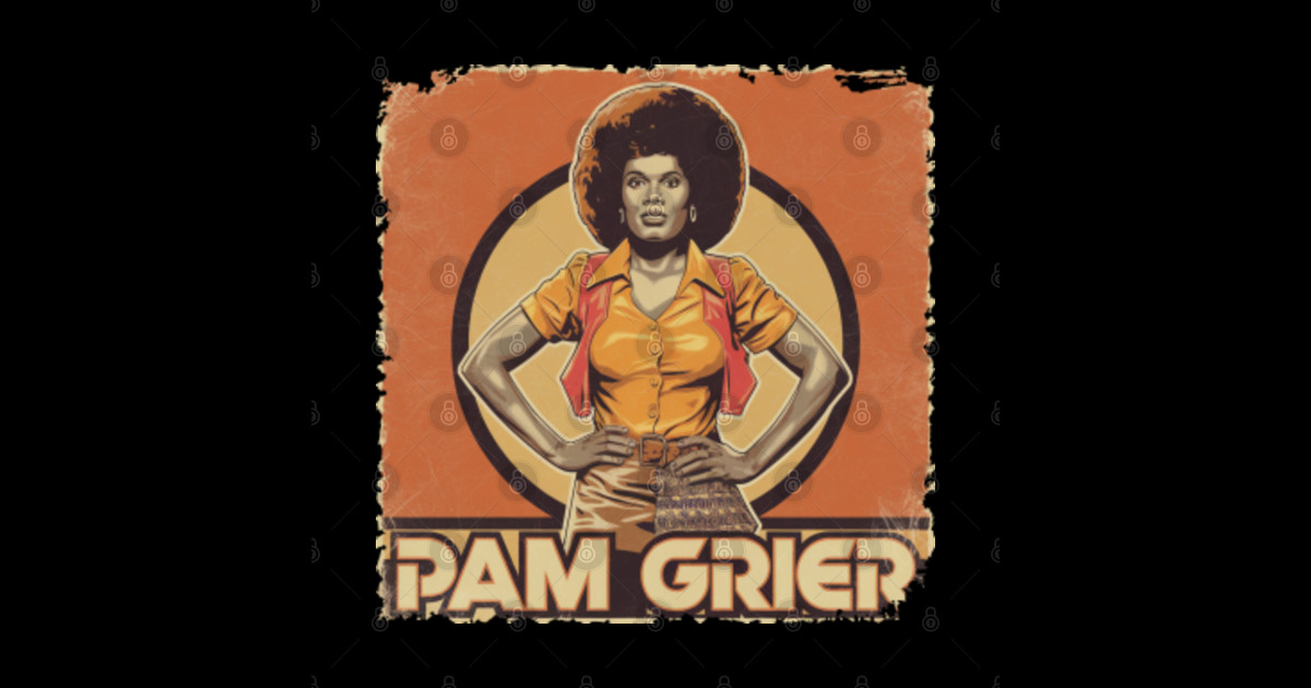 Pam Grier - Pam Grier - Sticker | TeePublic