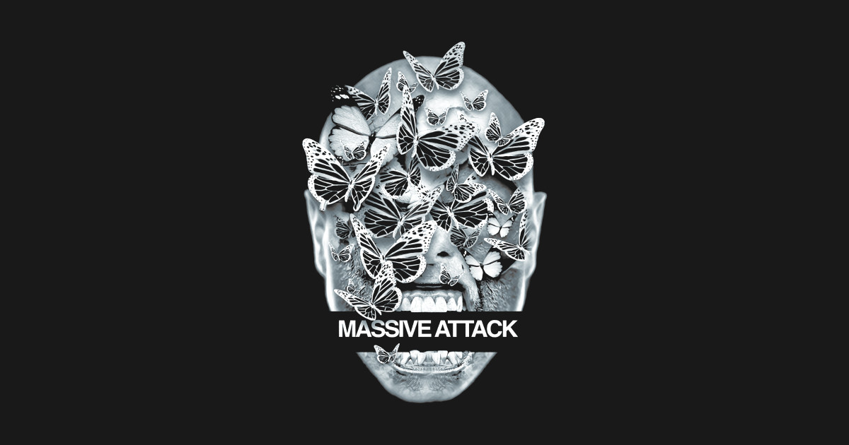 Massive Attack Butterfly - Massive Attack - T-Shirt | TeePublic