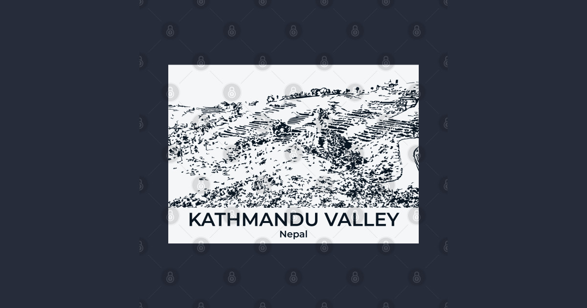 Kathmandu Valley - Nepal - Kathmandu Valley - T-Shirt | TeePublic