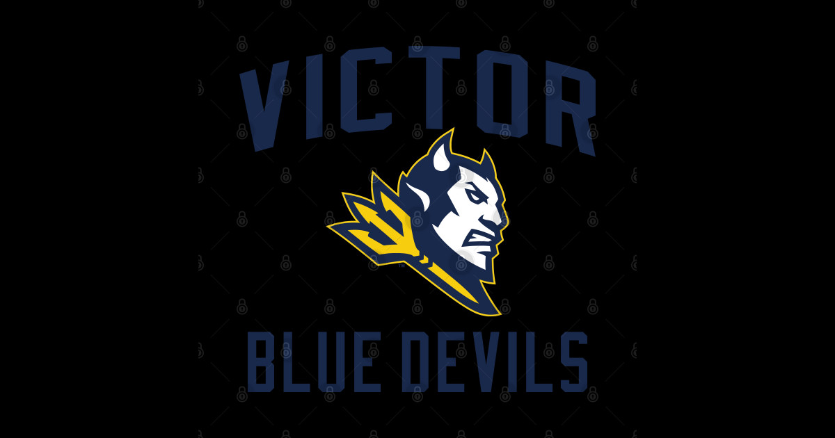 Victor Blue Devils - Victor Blue Devils - Sticker | TeePublic