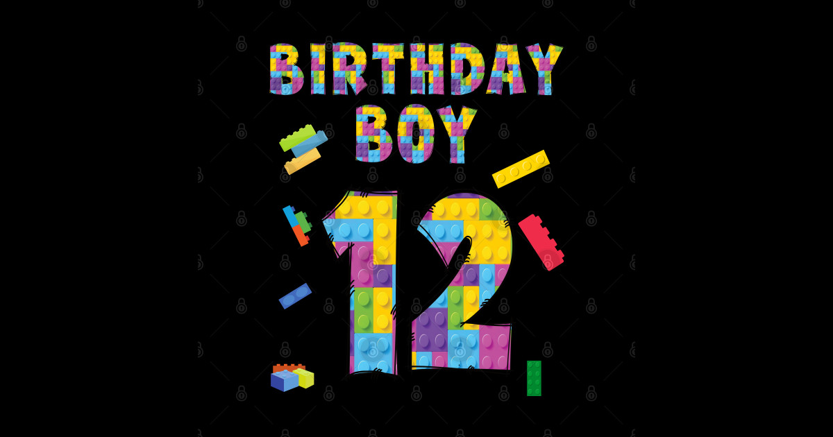 12th Happy Birthday Boy Gift Birthday Posters And Art Prints 12th-happy-birthday-boy-gift-birthday-posters-and-art-prints