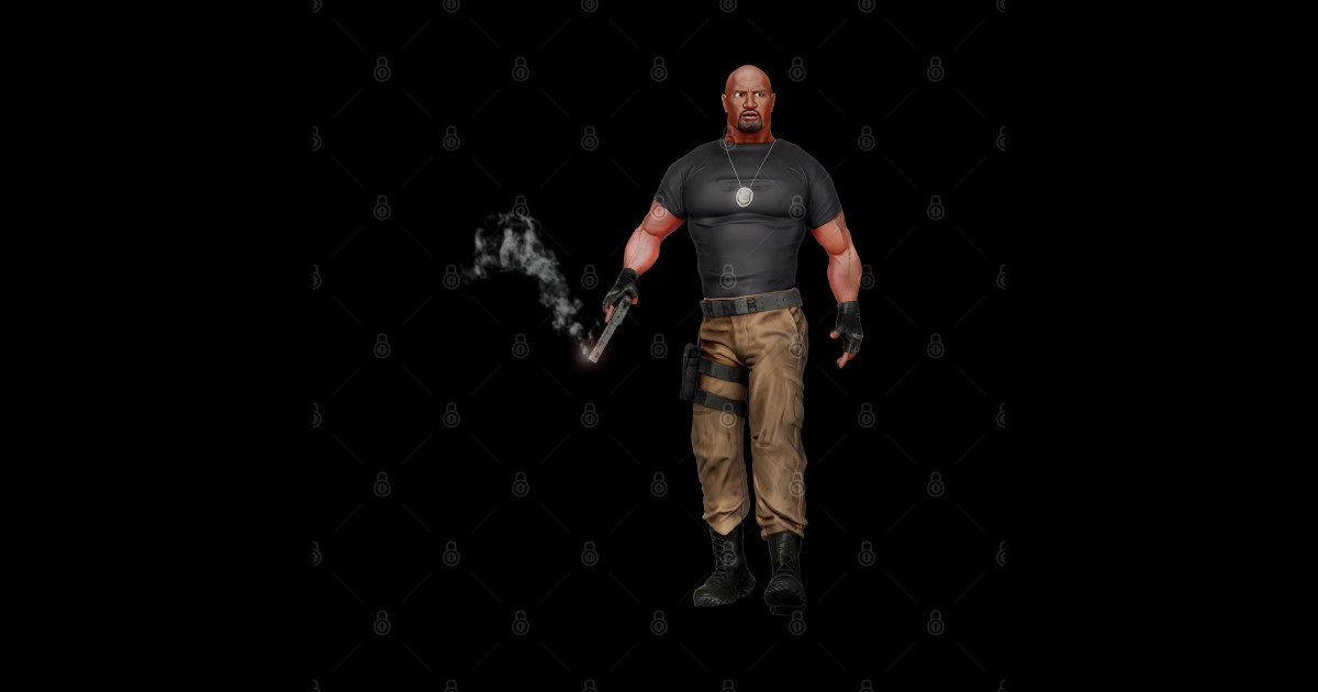 Agent Luke Hobbs - Fast And Furious - Sticker | TeePublic