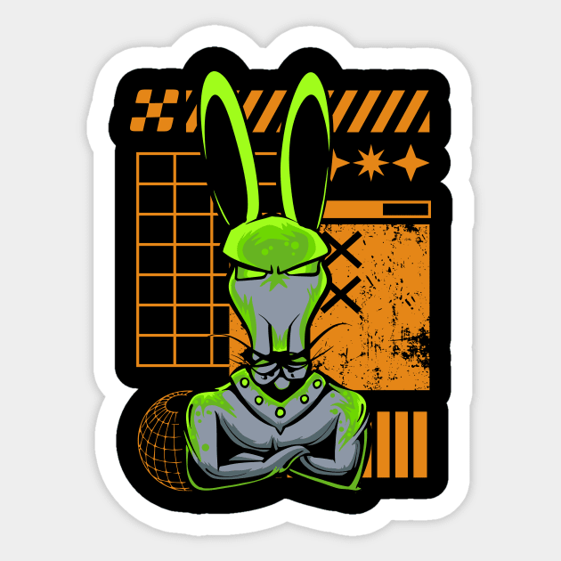 Boss monster rabbit - Monsters - Sticker | TeePublic