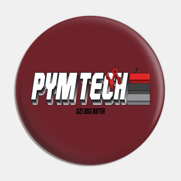 Size Does Matter - Particle - Pin | TeePublic