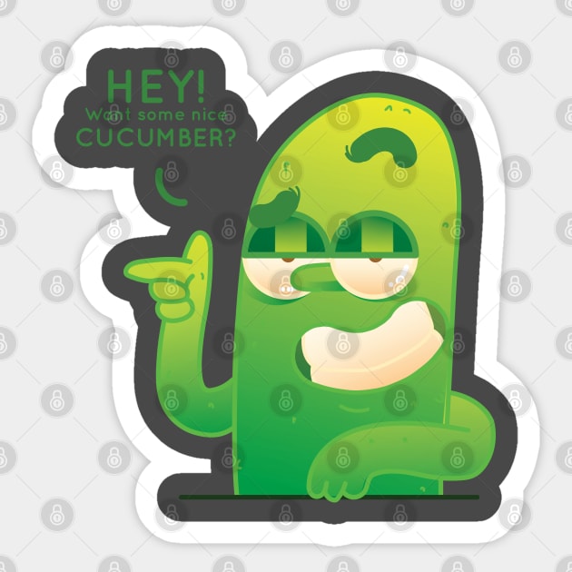 CUCUMBER - Cucumber Joe - Sticker | TeePublic