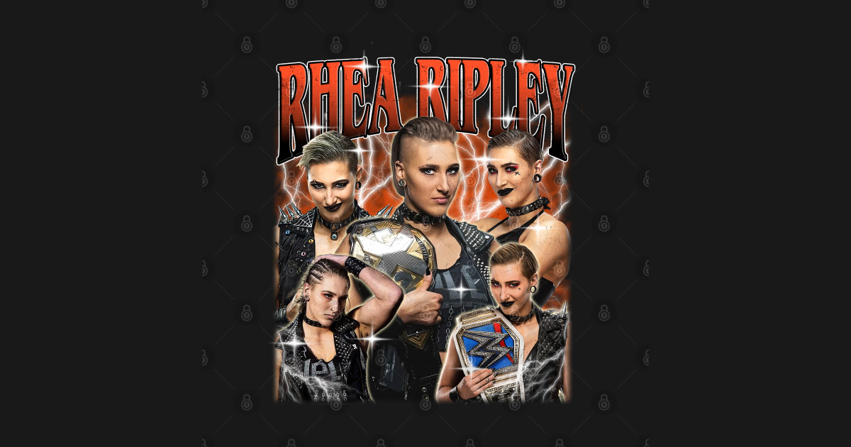 Rhea Ripley - The Nightmare Champion Collage - Rhea Ripley Squad - T ...