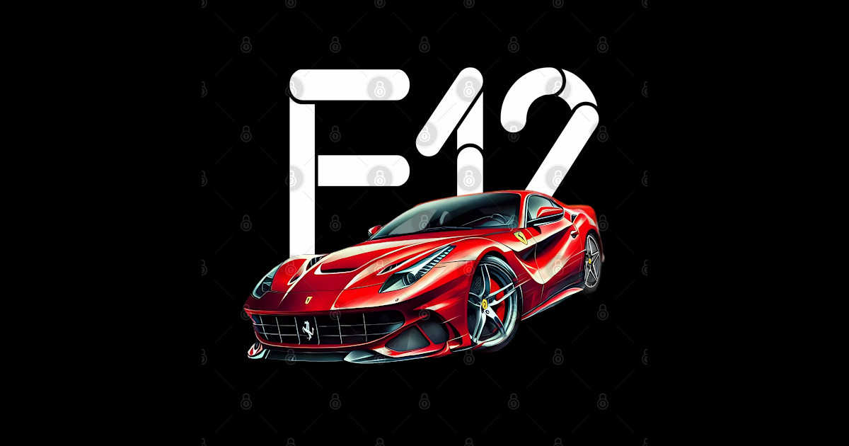 Ferrari F12 berlinetta - Ferrari F12 - Sticker | TeePublic