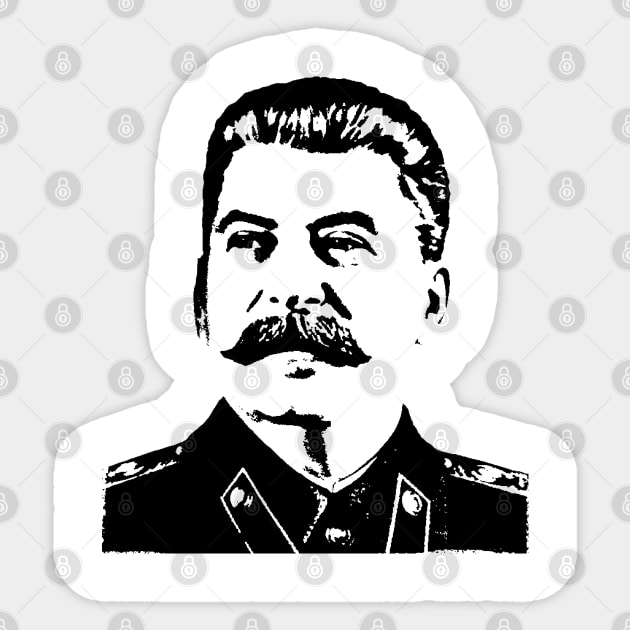 Joseph Stalin Pop Art Portrait - Stalin - Sticker | TeePublic