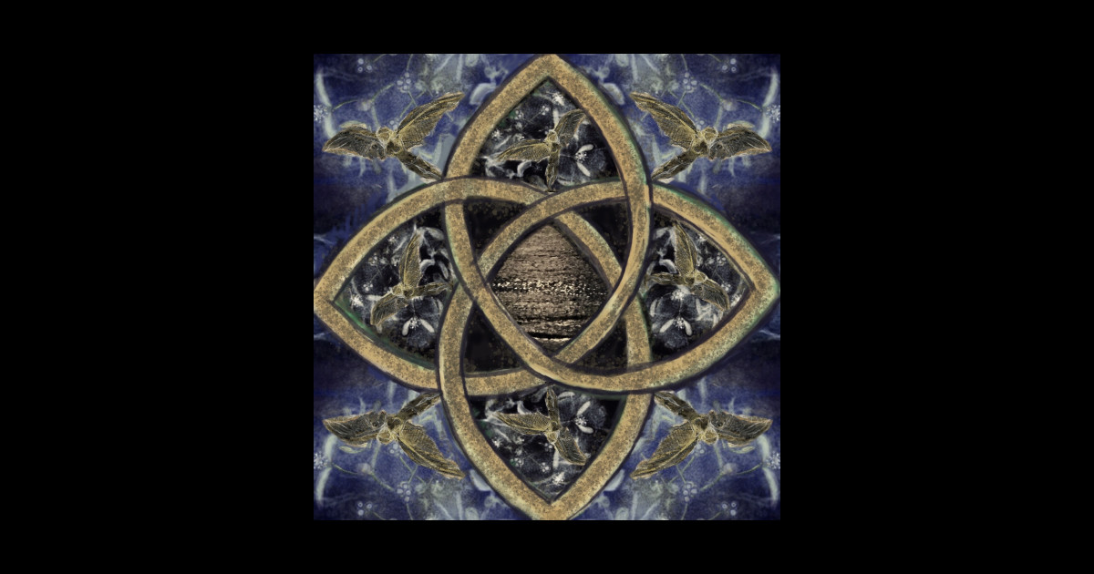 Celtic knot with Mistletoe and Angels - Celtic Knot - Sticker | TeePublic