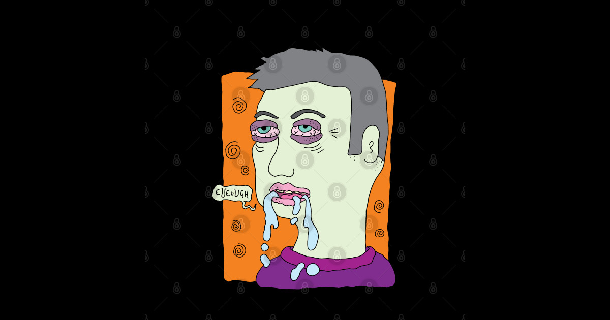 PRE-VOMIT EXCESSIVE DROOLING (SELF-PORTRAIT OF THE ARTIST) - Saliva ...