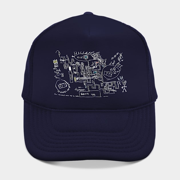 Petey's Lumon Map (Severance) (White) - Severance - Hat | TeePublic