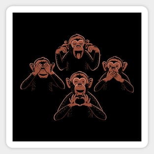 3 monkey signs