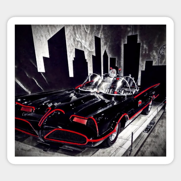 Batmobile - Sublime - Sticker | TeePublic