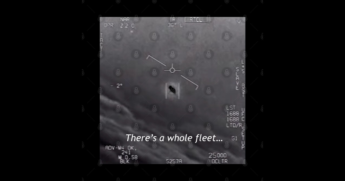 There's a whole fleet... (GIMBAL UAP / UFO) - Us Navy - Magnet | TeePublic