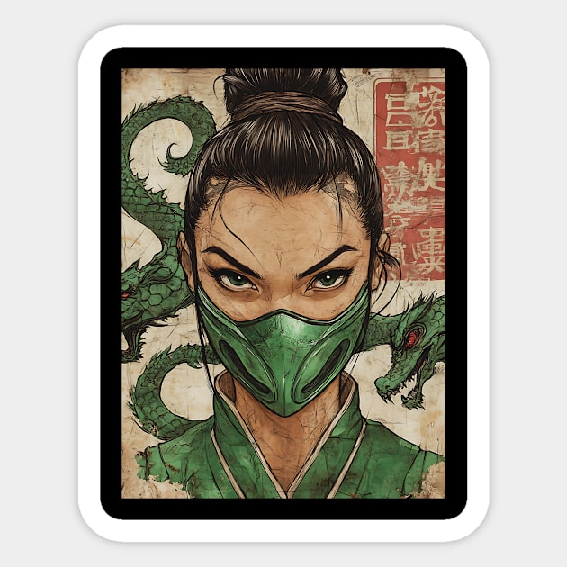 Mortal Kombat Jade - MK Jade Fanart - Mortal Kombat - Sticker | TeePublic