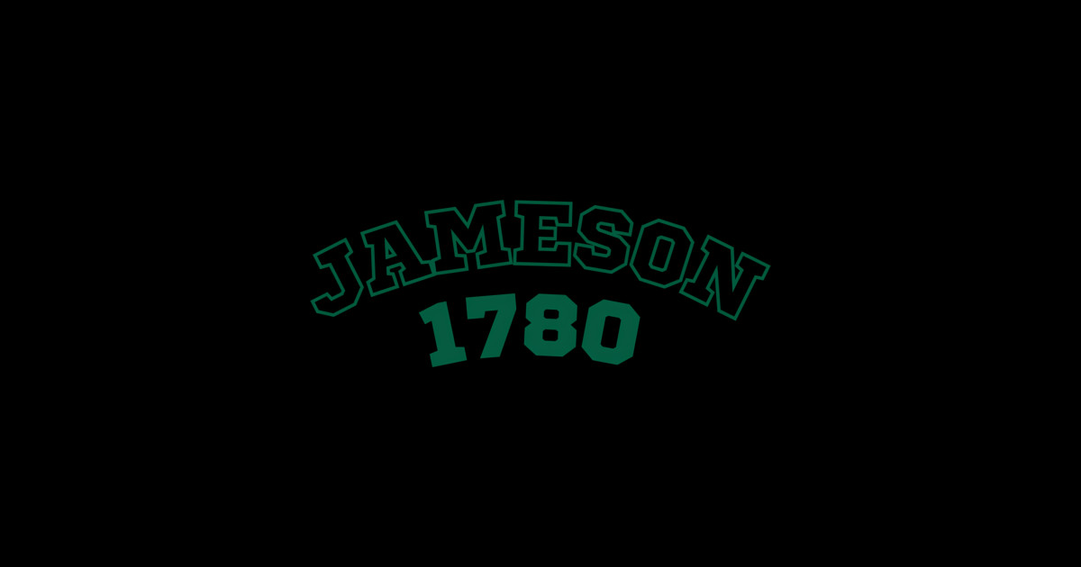 Jameson Green Whiskey - Retro Jameson Vintage - Sticker | TeePublic