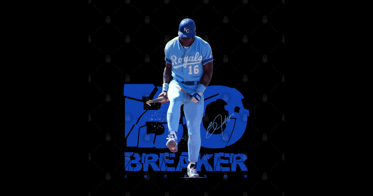 Bo Breaker Jackson - Bo Breaker Jackson Kansas City Royals - Sticker ...