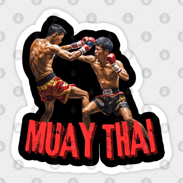 Muay Thai Thailand Boxing - Sports - Sticker | TeePublic